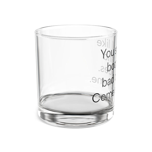 Booze & Bad Choices Rocks Glass, 10oz - Tattoos & Scars Saloon